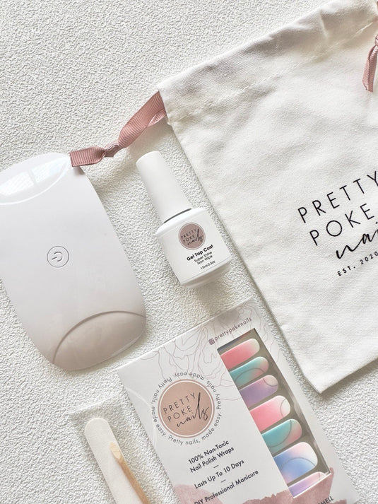 Whimsy Blooms – Nail Wraps By Pretty Poke Nails