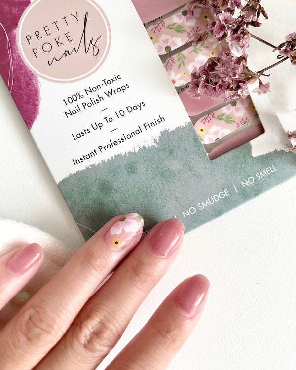 Whimsy Blooms – DIY Nails By Pretty Poke Nails